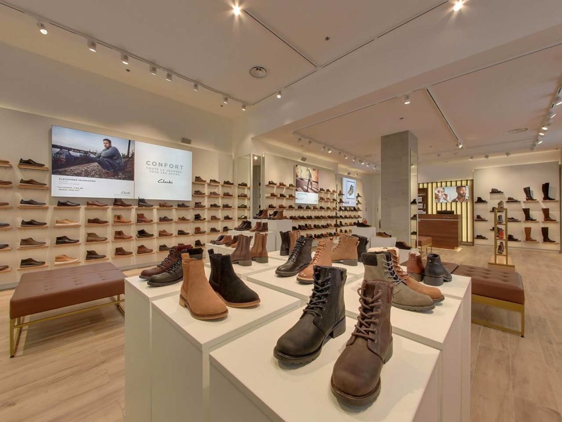 Clarks implante son nouveau concept de boutique en France - Leather ...